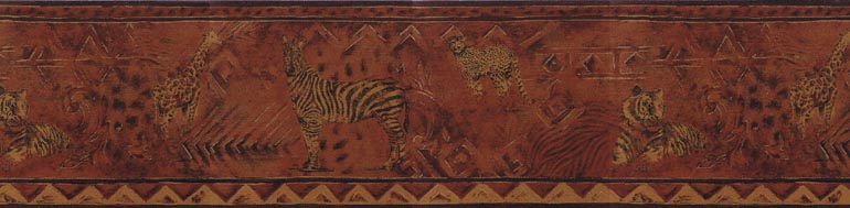 Animal Zebra Tiger Wallpaper Border SF30015 – WallUSA.com ...