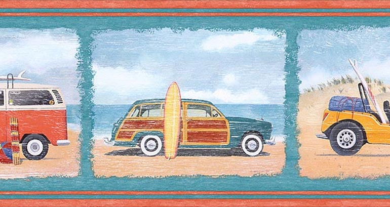 Cars Wallpaper Border PB58003B – WallUSA.com - Discontinued Wallpaper ...