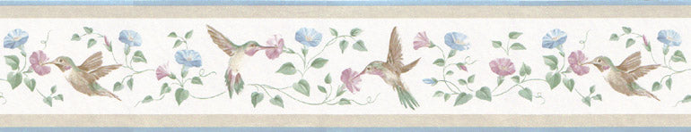 Hummingbird Wallpaper Border GH74107B – WallUSA.com - Discontinued ...