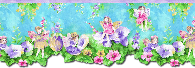 Fairy Wallpaper Border Wallpaper Border Children's Room Fairy Tale
