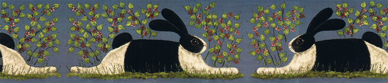 Rabbits Wallpaper Border KD8104B – WallUSA.com - Discontinued Wallpaper ...